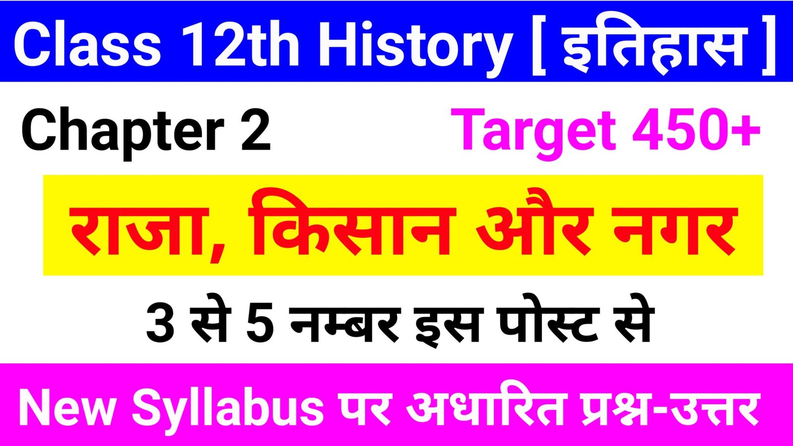Class 12th History Chapter 2 MCQ + Explanation || राजा, किसान और नगर ...